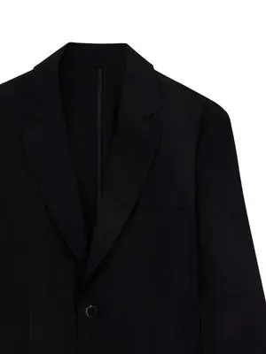 Armani Exchange Seersucker Single-breasted Blazer - Blue