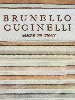 Brunello Cucinelli Monili Striped Shirt - Neutrals