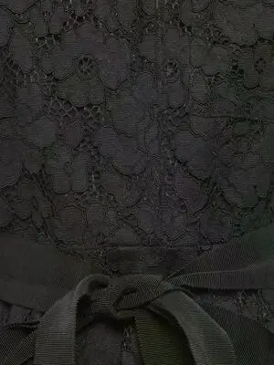 Carolina Herrera Guipure Lace Midi Dress