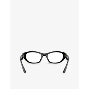 Miu Miu Irregular Frame Acetate Eyeglasses