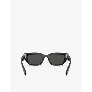 Dolce & Gabbana Cat-eye Acetate Sunglasses - Black