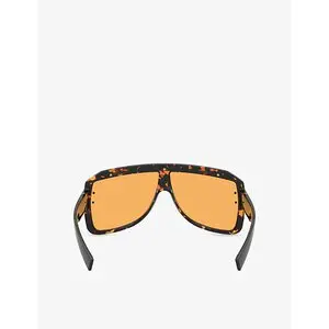 Dolce & Gabbana Shield-frame Acetate Sunglasses