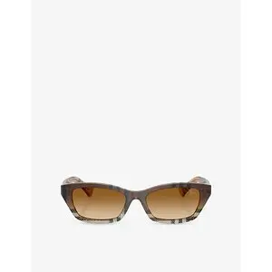 Burberry Cat-eye Acetate Sunglasses - Brown
