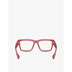 Miu Miu Mu 02xv Rectangle Acetate Eyeglasses