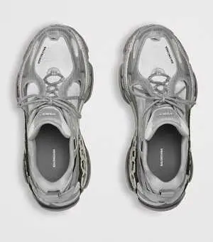 Balenciaga Triple S.2 Distressed Sneakers - Grey