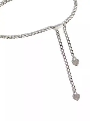 Dsquared2 Heart Pendant Chain-link Belt