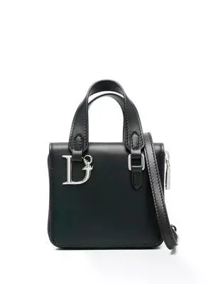 Dsquared2 Leather Mini Tote Bag - Black