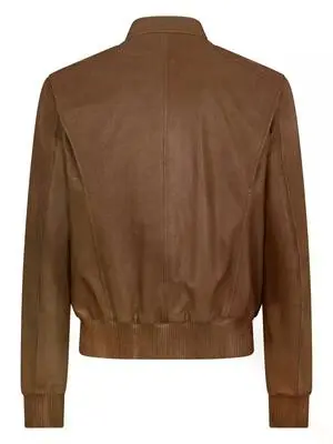 Dsquared2 Zip-up Leather Jacket