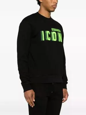 Dsquared2 Icon Print Cotton Sweatshirt