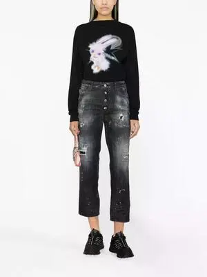 Dsquared2 Distressed Tapered Jeans
