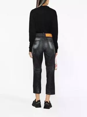 Dsquared2 Distressed Tapered Jeans