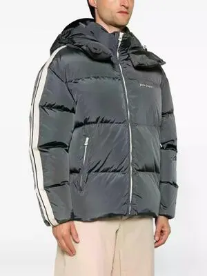 Palm Angels Logo-embroidered Puffer Jacket