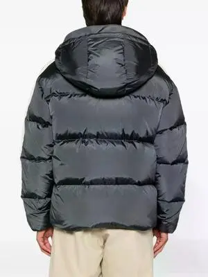 Palm Angels Logo-embroidered Puffer Jacket