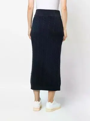 Woolrich Cable Virgin-wool Skirt