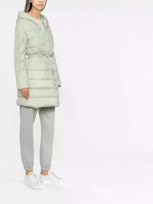Woolrich Ellis Long Feather-down Jacket - Green