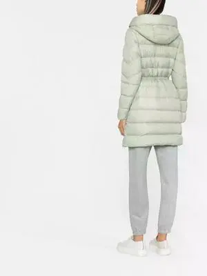Woolrich Ellis Long Feather-down Jacket - Green