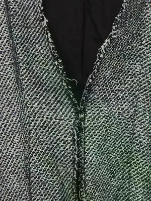 Dolce & Gabbana White/ Tweed V-neck Jacket