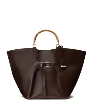 Ralph Lauren Leather Tote Bag - Brown
