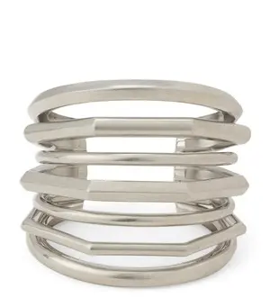Ralph Lauren Brass Orbit Cuff - Silver
