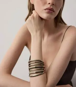 Ralph Lauren Brass Orbit Cuff