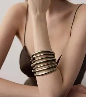 Ralph Lauren Brass Orbit Cuff