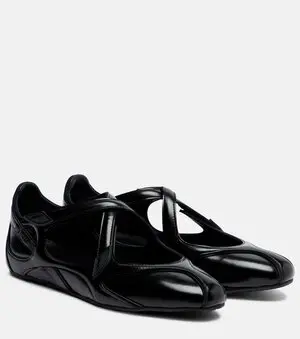 Attico Velcroed Flats For Women