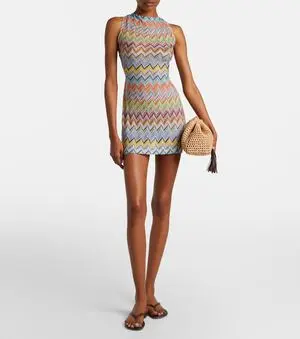 Missoni Zigzag Lame Mini Dress