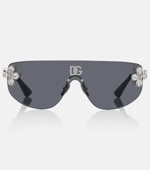 Dolce & Gabbana Embellished Aviator Sunglasses