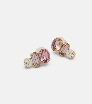 JENNIFER BEHR Patricia Crystal-embellished Earrings - Multicoloured