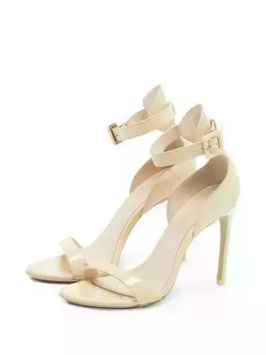 SOPHIA WEBSTER Patent Leather Ankle Strap Stiletto Sandals