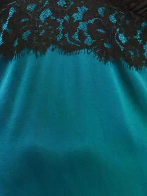 Roberto Cavalli Lace-trim Mini Dress