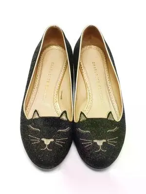 CHARLOTTE OLYMPIA Kitty Ballet Flats