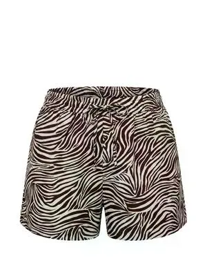 NICHOLAS Adelaide Shorts Graphic Zebra - Neutrals