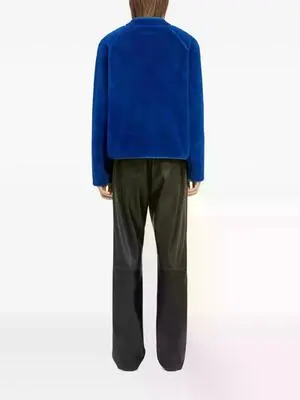 MAISON MARGIELA Reversible Teddy Fleece Sweatshirt - Blue