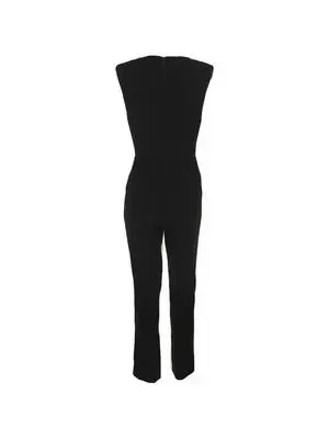 Elisabetta Franchi Colour-block V-neck Jumpsuit