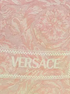 Versace Athena Barocco Jacquard Tote Bag - Pink