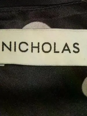 NICHOLAS Polka Dot Asymmetrical Hem Dress