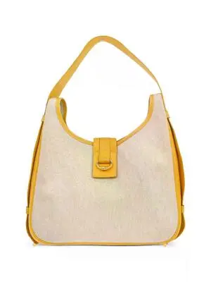 Hermès Tsako Canvas Shoulder Bag - Neutrals