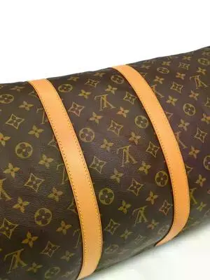 LOUIS VUITTON Keepall Bandouliere Luggage Bag - Brown