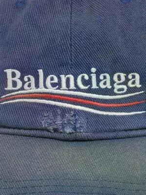 Balenciaga Political Campaign Distressed Baseball Cap