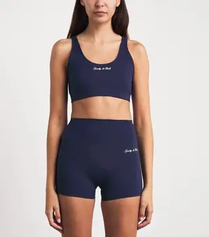 Sporty & Rich Signature Sports Bra - Navy