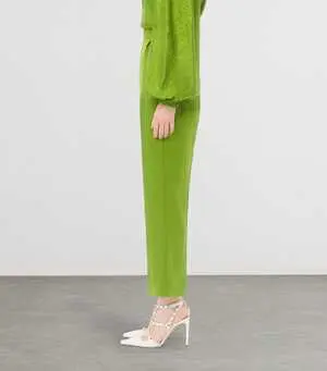 Valentino Garavani Pleated Wide-leg Trousers