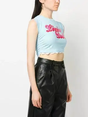 Dsquared2 Cropped T-shirt With Logo Print