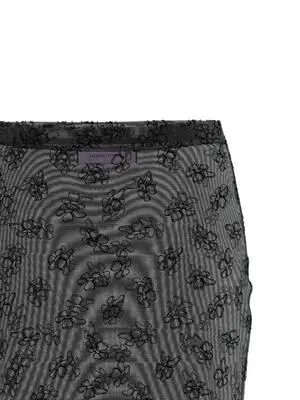 MARGHERITA MACCAPANI Embroidered Semi-sheer Overskirt