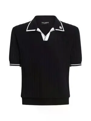 Dolce & Gabbana Cotton Polo Shirt - Blue