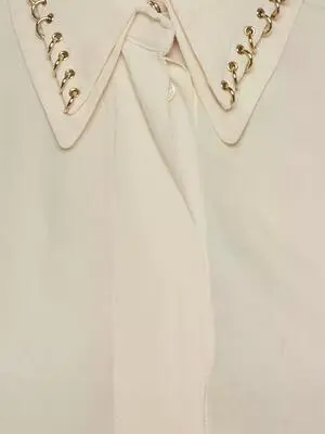 Elisabetta Franchi Shirt With Embellished Collar