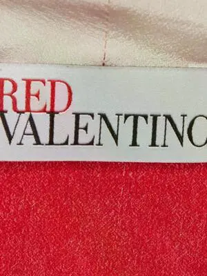 Red Valentino Ruffle-trim Midi Dress
