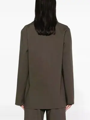RÓHE Earth Virgin Wool Double-breasted Tailored Blazer