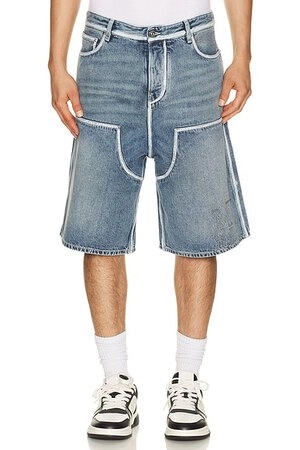 Amiri Ma Denim Carpenter Shorts - Pacific