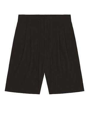 Fear Of God Baggy Shorts In Twill - Black